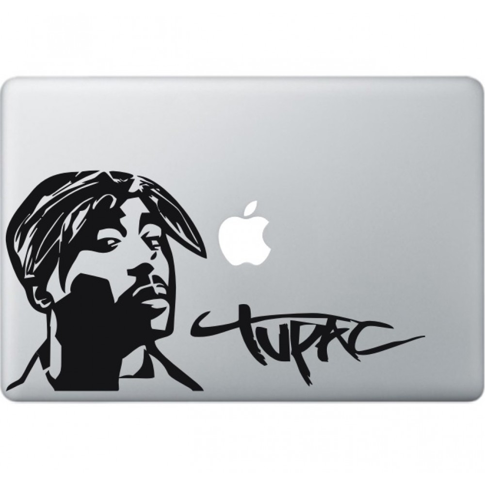Tupac Shakur Macbook decal | KongDecals Macbook Decals