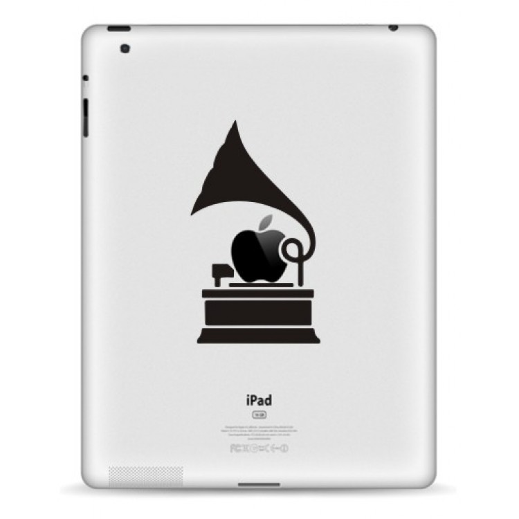 Grammofoon iPad Decal | KongDecals Macbook Decals